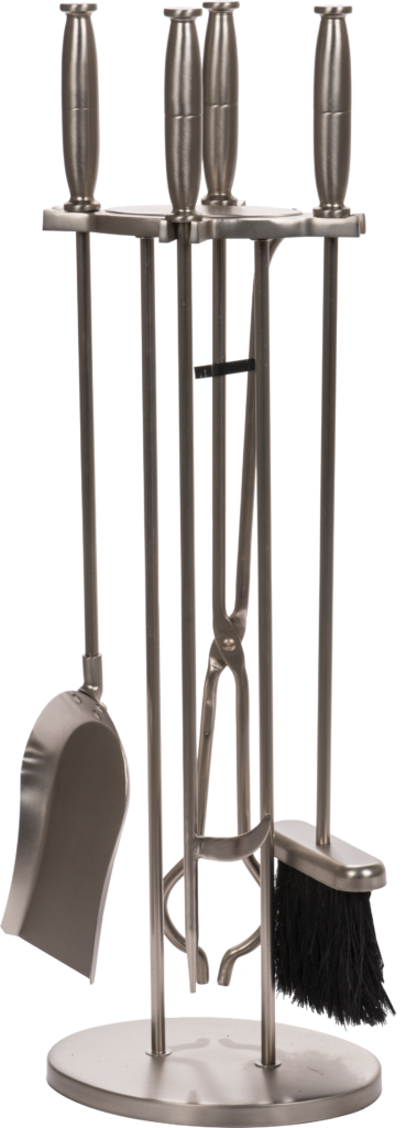 5 Piece Fireplace Tool Set with Stainless Steel Handles - Taconic ...