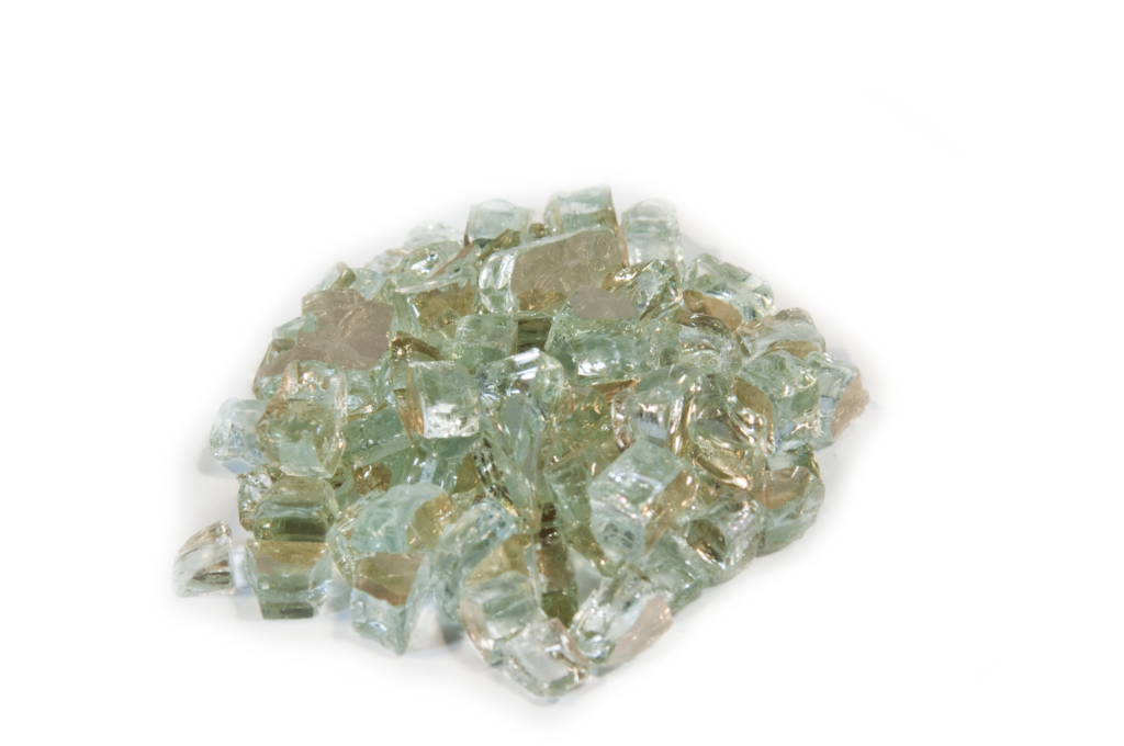 Fire Glass 1/4" Thick, Crystal Reflective Finish - Taconic Fireplace ...